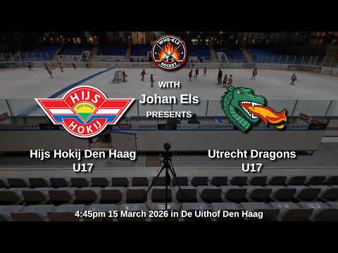 🏒📹Hijs Hokij Den Haag U17 vs Utrecht Dragons U17 - Play Off Game📹🏒