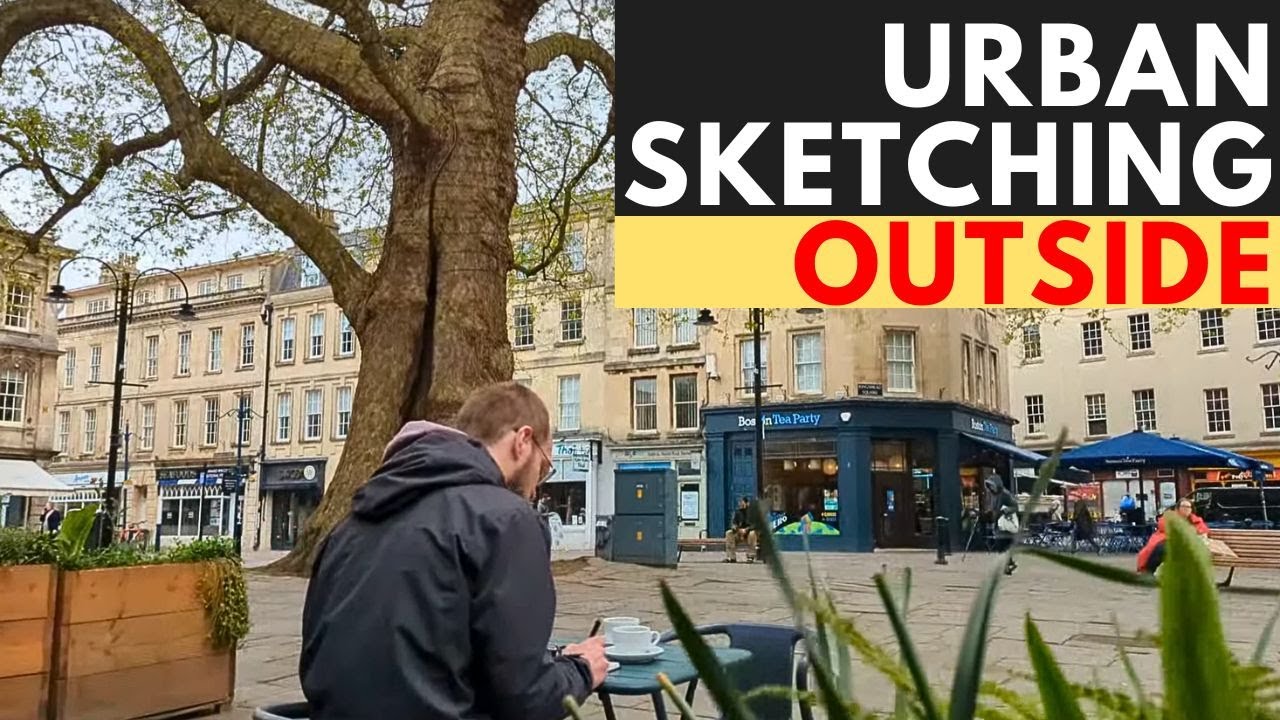 Let's Sketch Outside - Urban Sketching for Beginners - YouTube