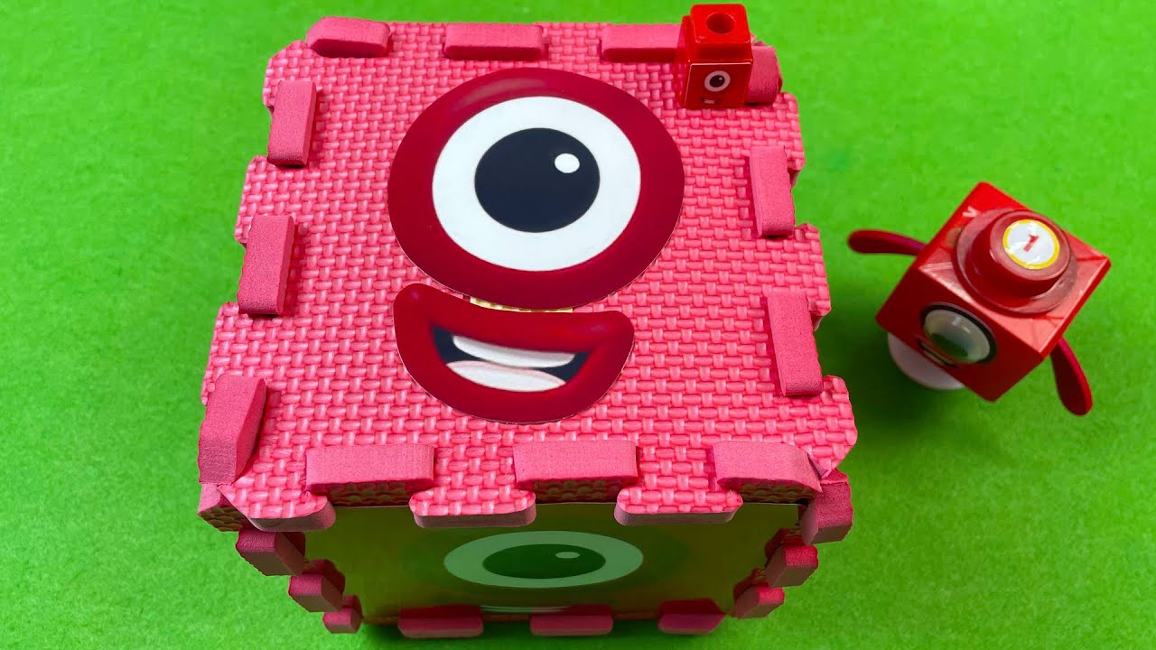 Numberblocks - Making Mathlink Cube Numberblocks Super One! - YouTube