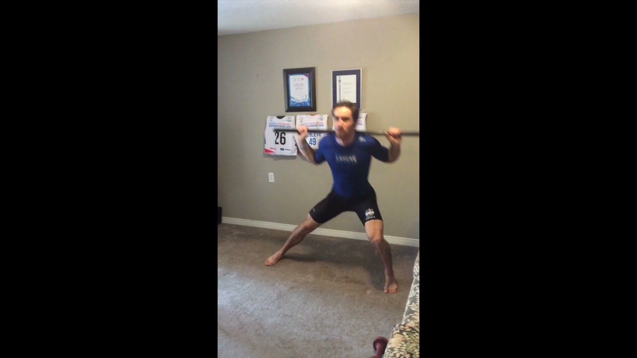 Strength Training: Lateral Lunge with Explosive Leg Drive - YouTube