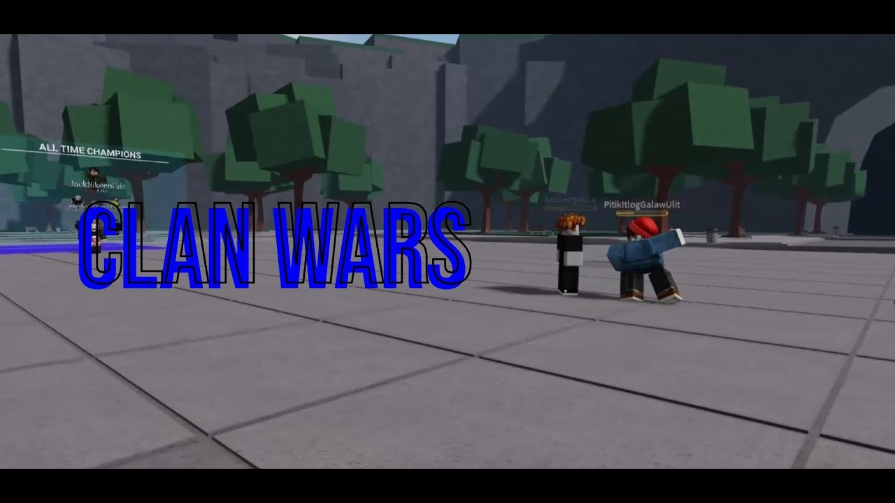 Clan war in Roblox the Strongest Battlegrounds! - YouTube