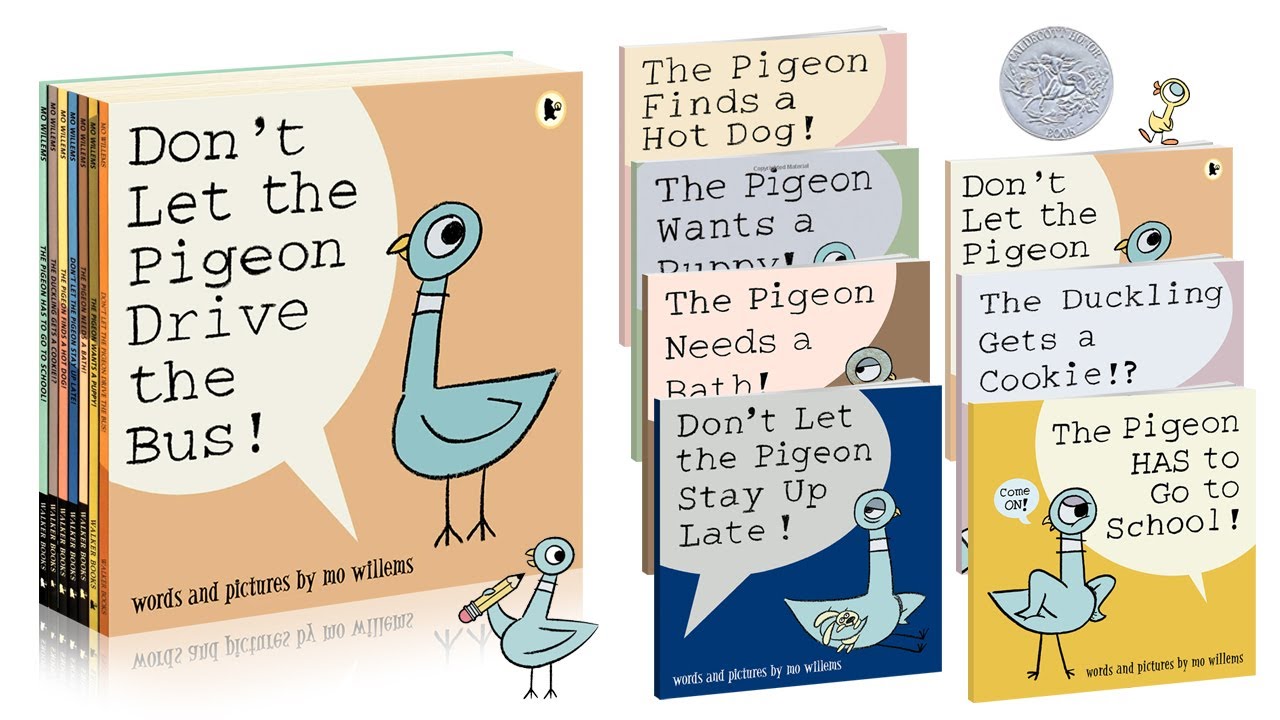 Mo Willems' Pigeon Book Collection(7冊) - YouTube