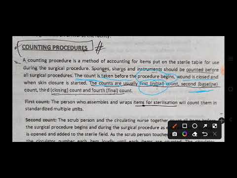 Lecture 6 / Counting procedure in operationtheatre | For All ...