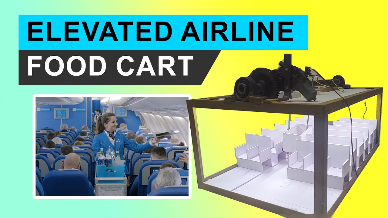 Elevated Airline Food Cart - YouTube