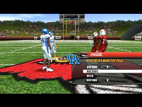 NCAA Football 07 PSP Kentucky Vs. Louisville - YouTube