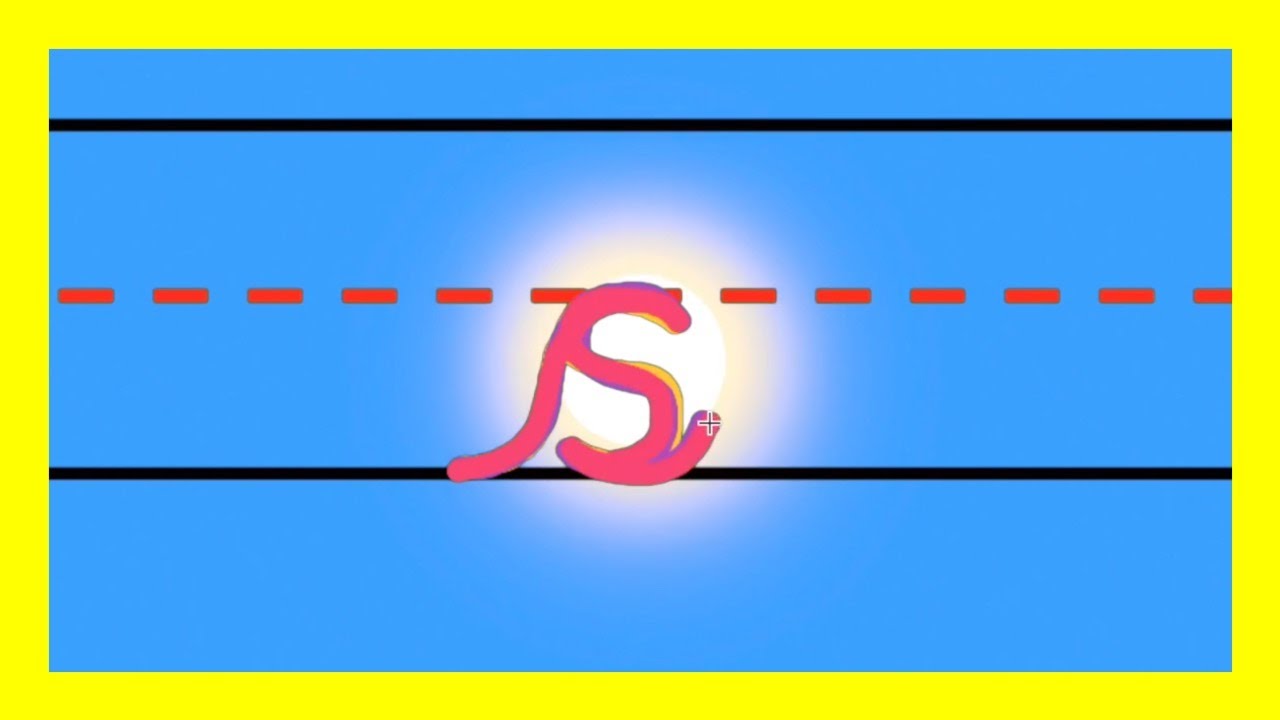 How to write the letter 's' | Improve Your Handwriting - YouTube