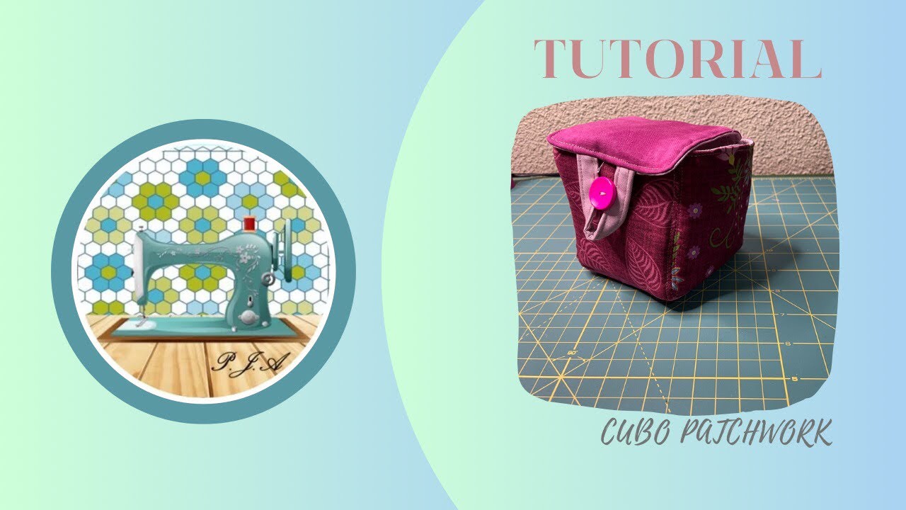 Como hacer cubo de patchwork #costura #patchwork - YouTube