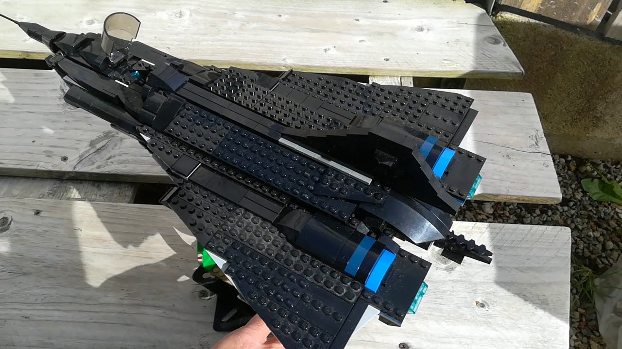 Lego Moc SR 72 hypersonic plane with lights cockpit, reactor.. - YouTube