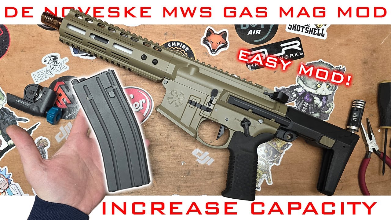 DE Noveske Ghetto Blaster MWS Magazine Gas Mod - YouTube