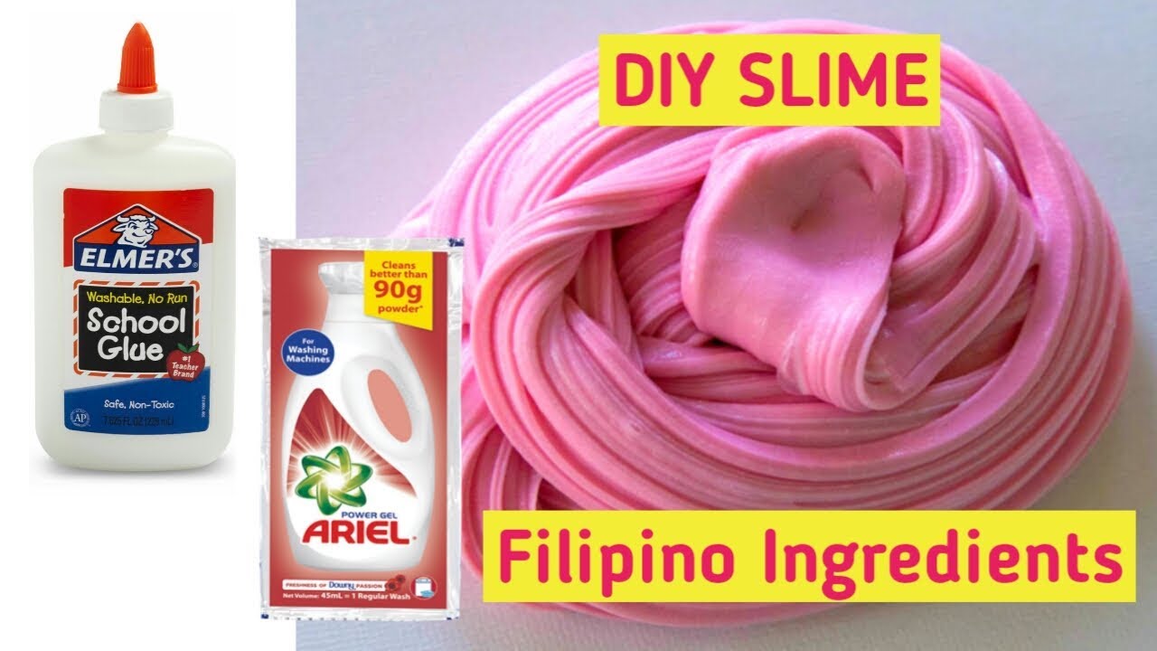 How To Make Slime Using Filipino Ingredients || Lianne Francine ...