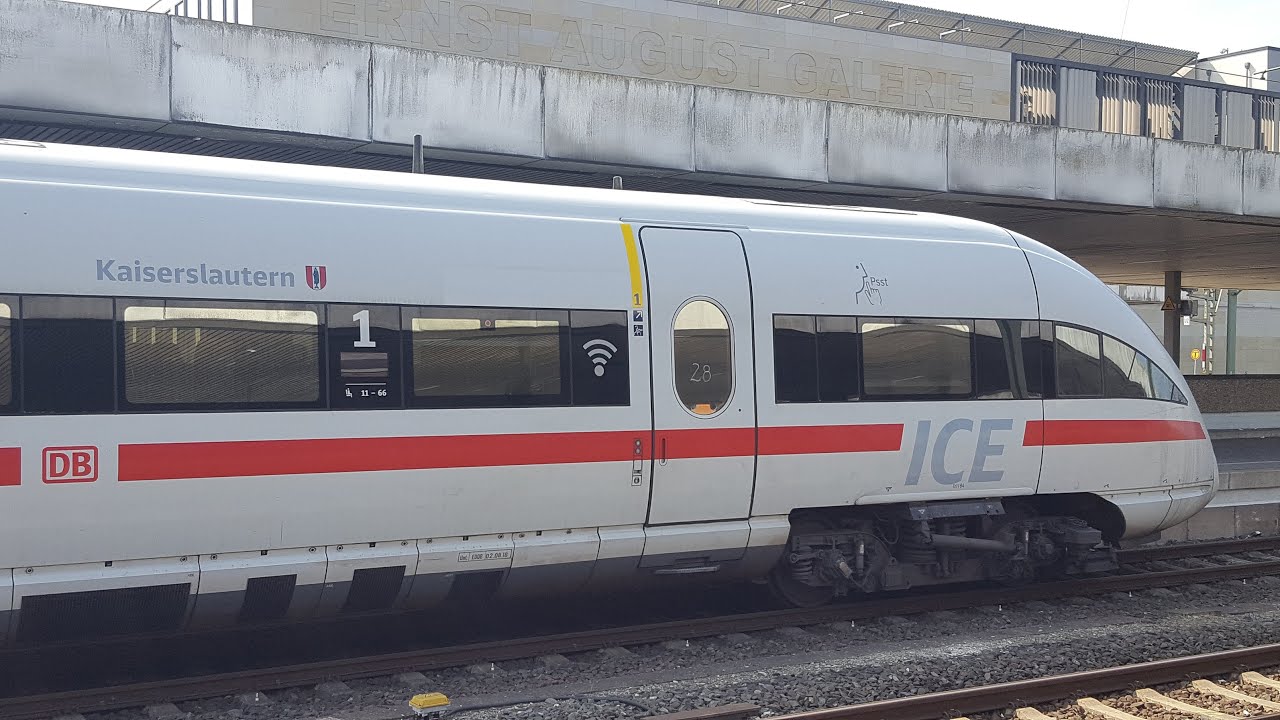 299. ICE T Video: ICE T in Hannover Hbf: ICE1671 Hannover Hbf - YouTube