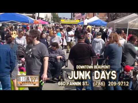 BAW Resale Downtown Beaumont Junk Days - YouTube