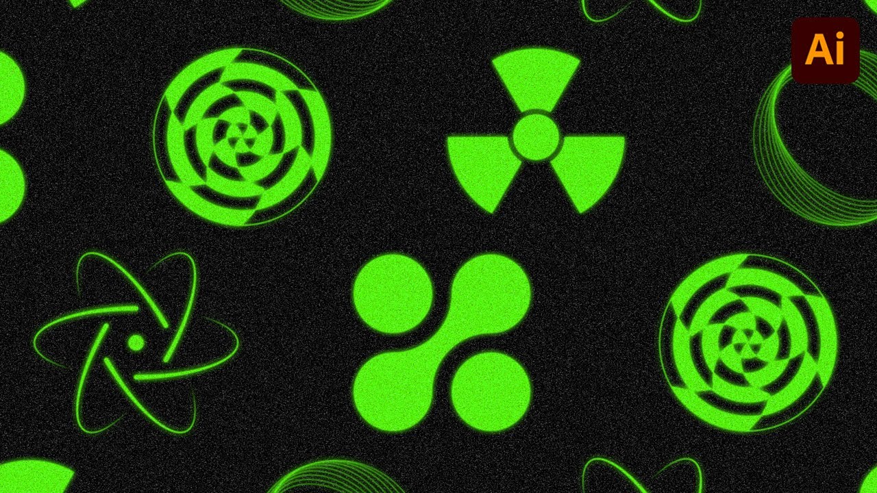 How to make 5 more Rave Graphics in Adobe Illustrator [Part 2] - YouTube