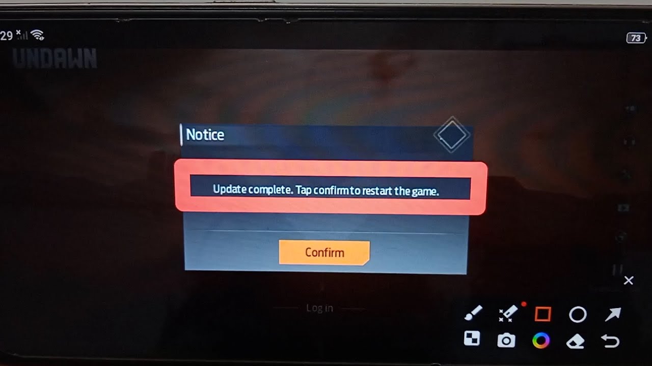 How to fix Update complete Tap confirm to restart the game problem ...