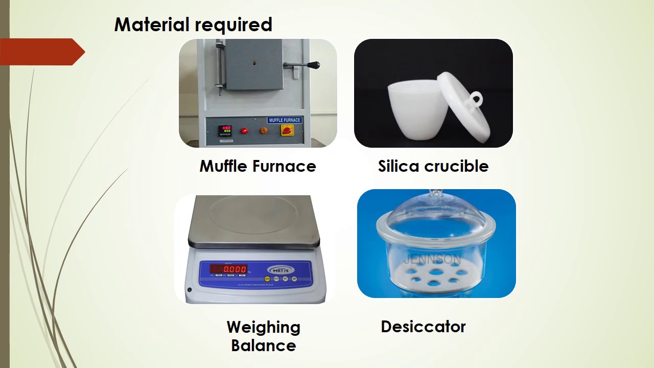 Determination of Organic Matter from Compost/FYM/Oil cake (Ignition ...