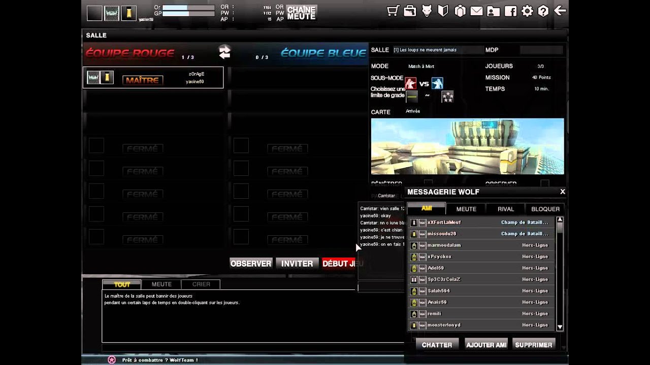 Hack sur wolfteam FR - YouTube