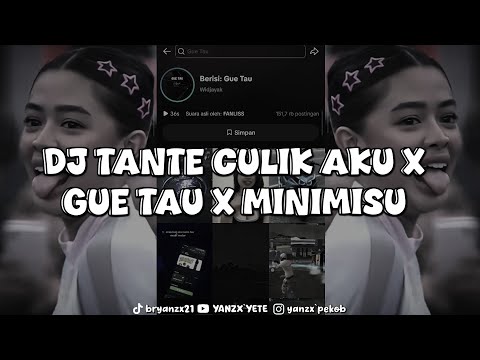 DJ TANTE CULIK AKU DONG X GUE TAU X MINIMISU VIRAL TIKTOK LUCKY PUTRA 