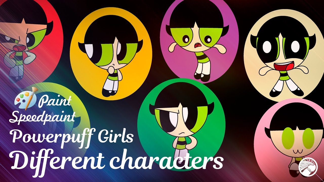 Speedpaint in PPG style. Many characters - YouTube