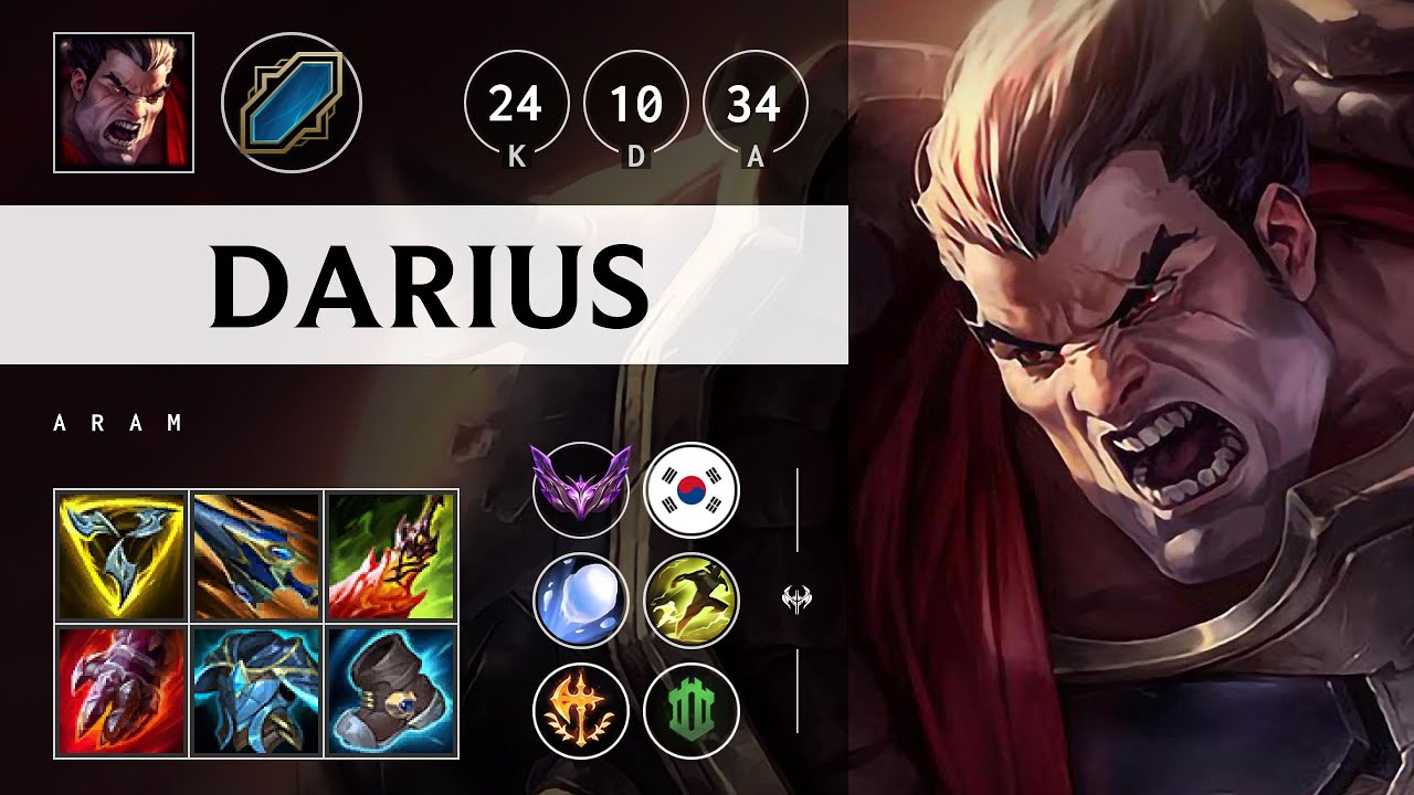 Darius ARAM - KR Master Patch 25.21 - YouTube