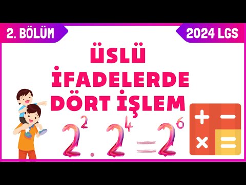 ÜSLÜ SAYILARDA DÖRT İŞLEM VE BİLİMSEL GÖSTERİM | 8.Sınıf Matematik