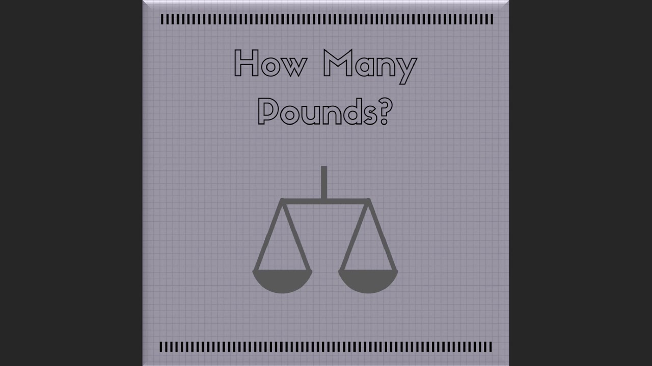 How Many Pounds? - Alice Minguez - YouTube
