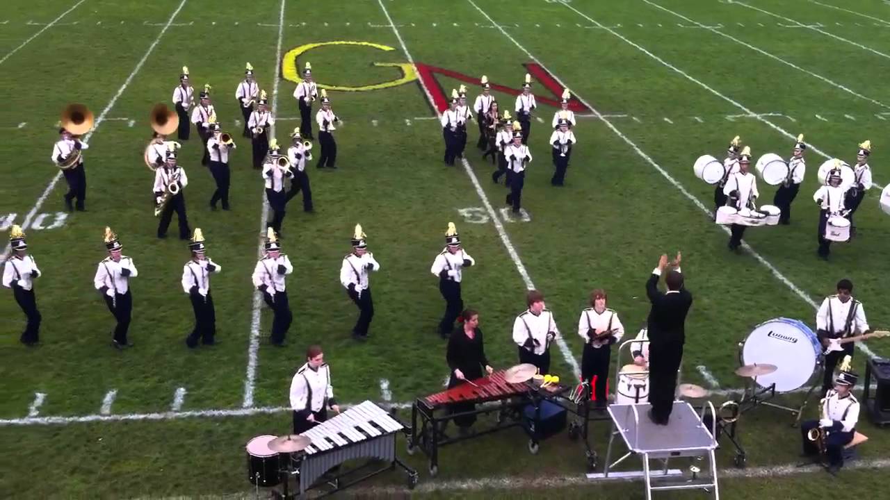 Homecoming 2012 - The Gilbert School Marching Band at homecoming - YouTube