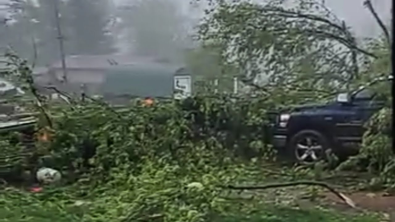 May 21, 2024 Tornado damage in Unity Wisconsin - YouTube