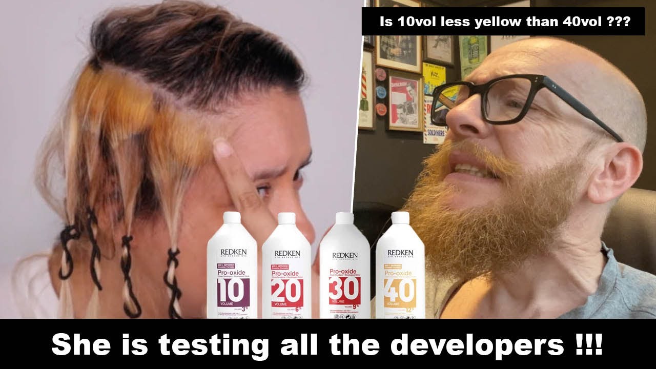 Testing 10vol, 20vol, 30vol & 40vol?! Hairdresser Reacts to This Bold ...