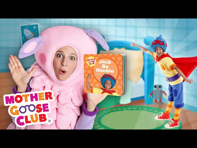 Jack Be Nimble | Baa Baa Reads | Mother Goose Club Nursery Rhymes ...