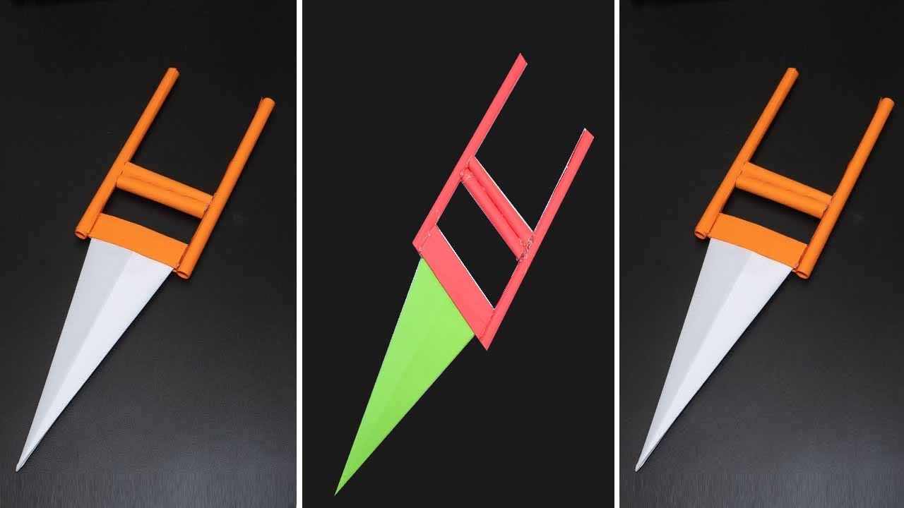 Cool! Easy Origami Paper Ninja Weapons | Ninja Katar | Katar - YouTube
