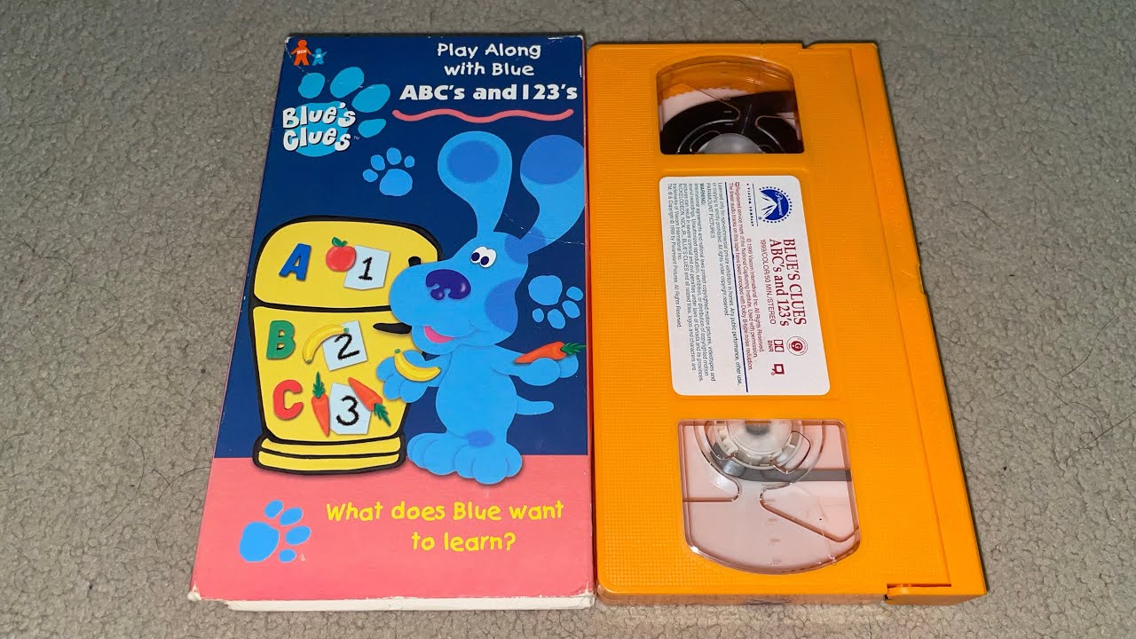 Opening To Blue’s Clues: ABC’s and 123’s 1999 VHS - YouTube