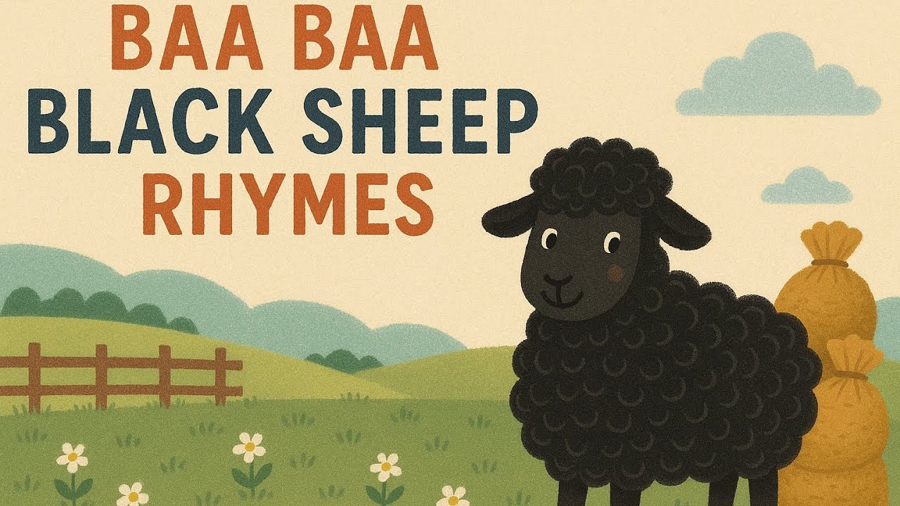 BA BA BLACK SHEEP rhymes for kids#englishrhymes #rhymesforkids# ...