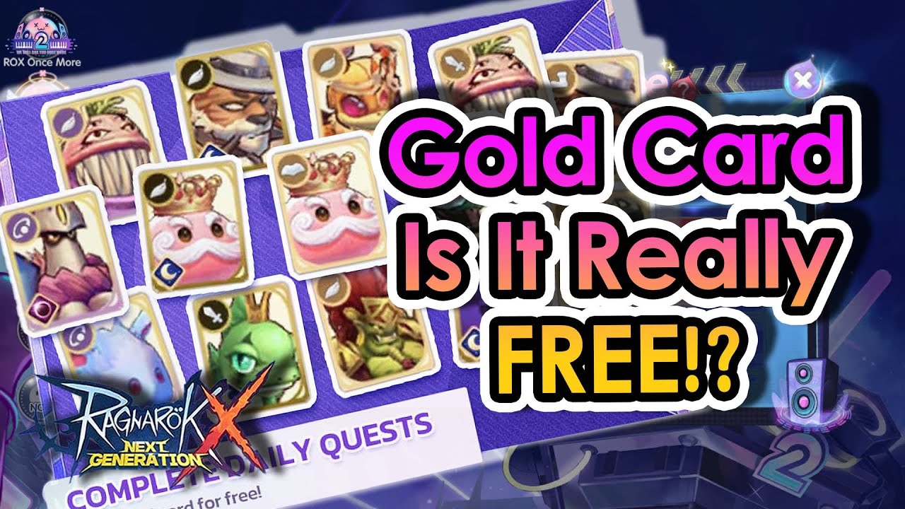 [ROX] Is The Gold Card Really Free As Claimed? | Free Gold Card Event ...