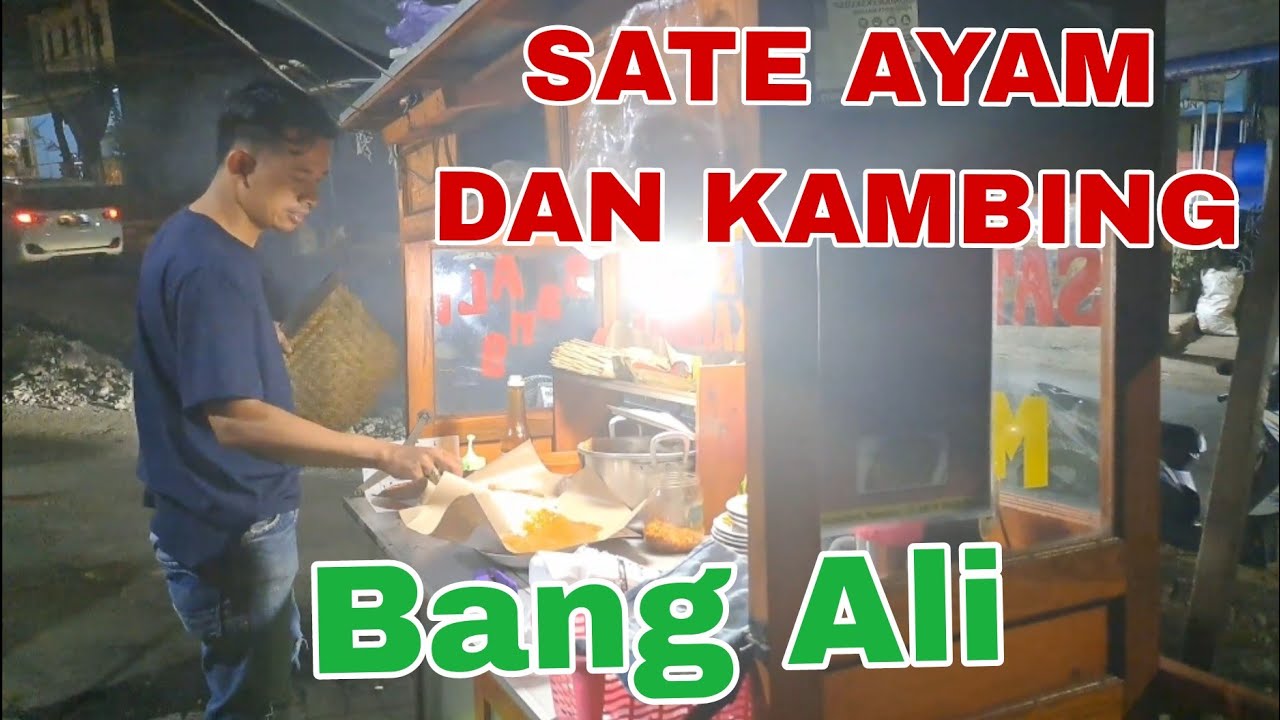 SATE AYAM DAN KAMBING BANG ALI TEBO SELATAN - YouTube