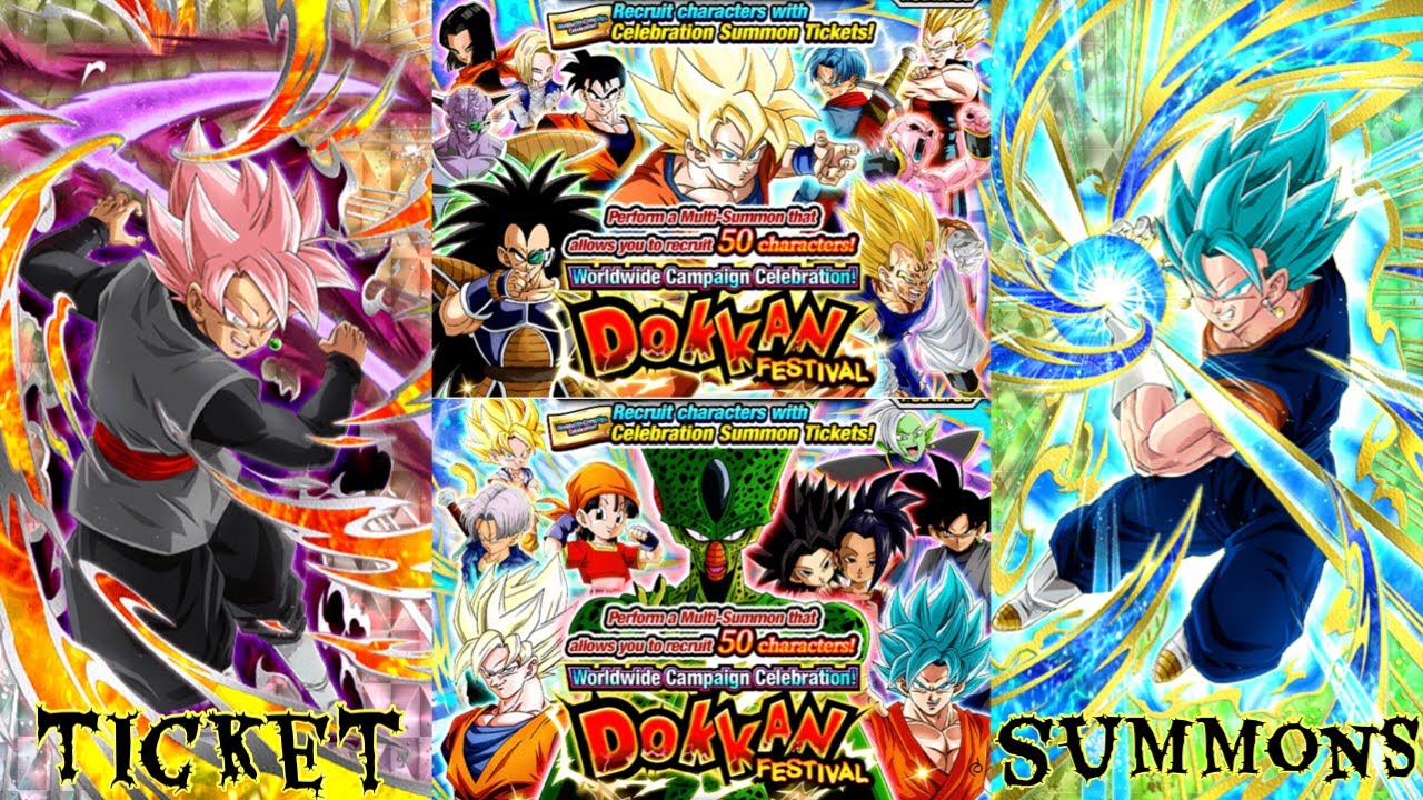 Worldwide Campaign Celebration Dokkan Festival Ticket Summons!! - YouTube