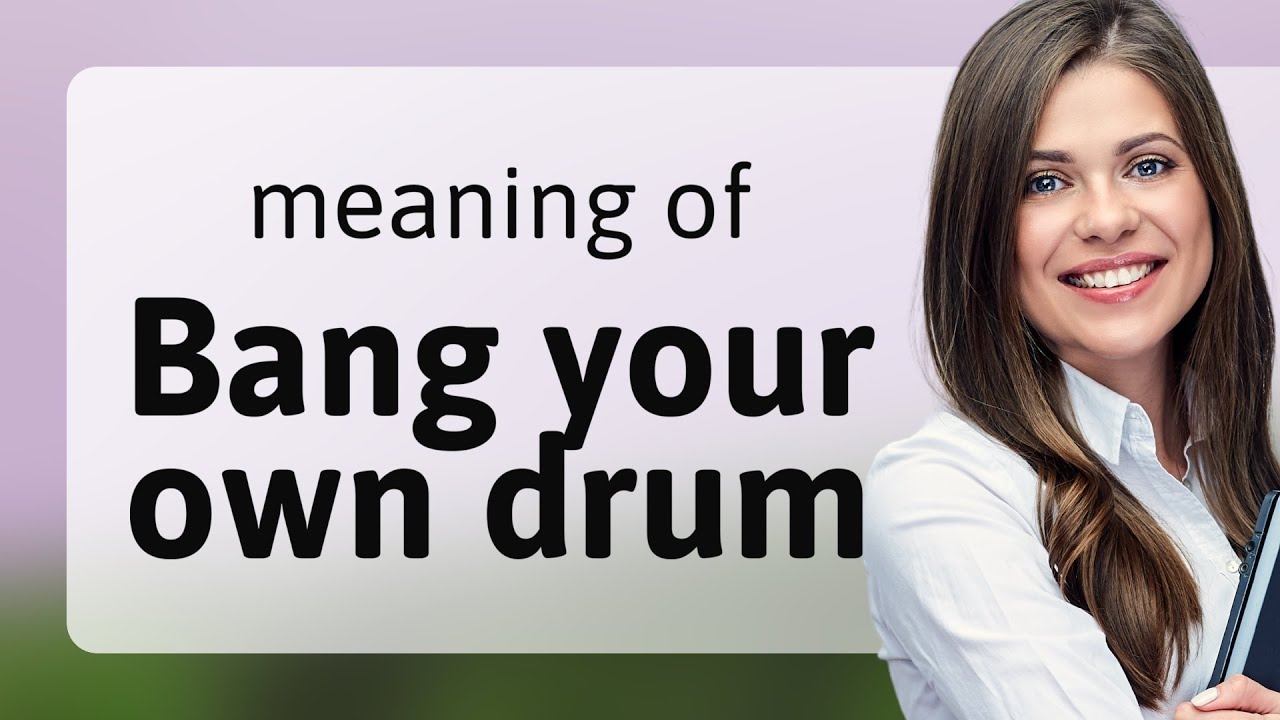 March to the Beat of Your Own Drum: Unleashing Individuality - YouTube