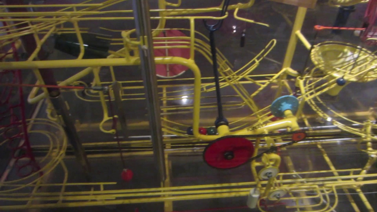 Baltimore Science Museum's Musical Rube Goldberg Machine - YouTube