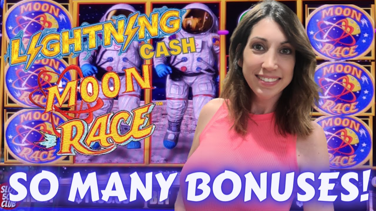 HIGH LIMIT ~ SO MANY BONUSES on Moon Race LIGHTNING CASH Slot Machine ...