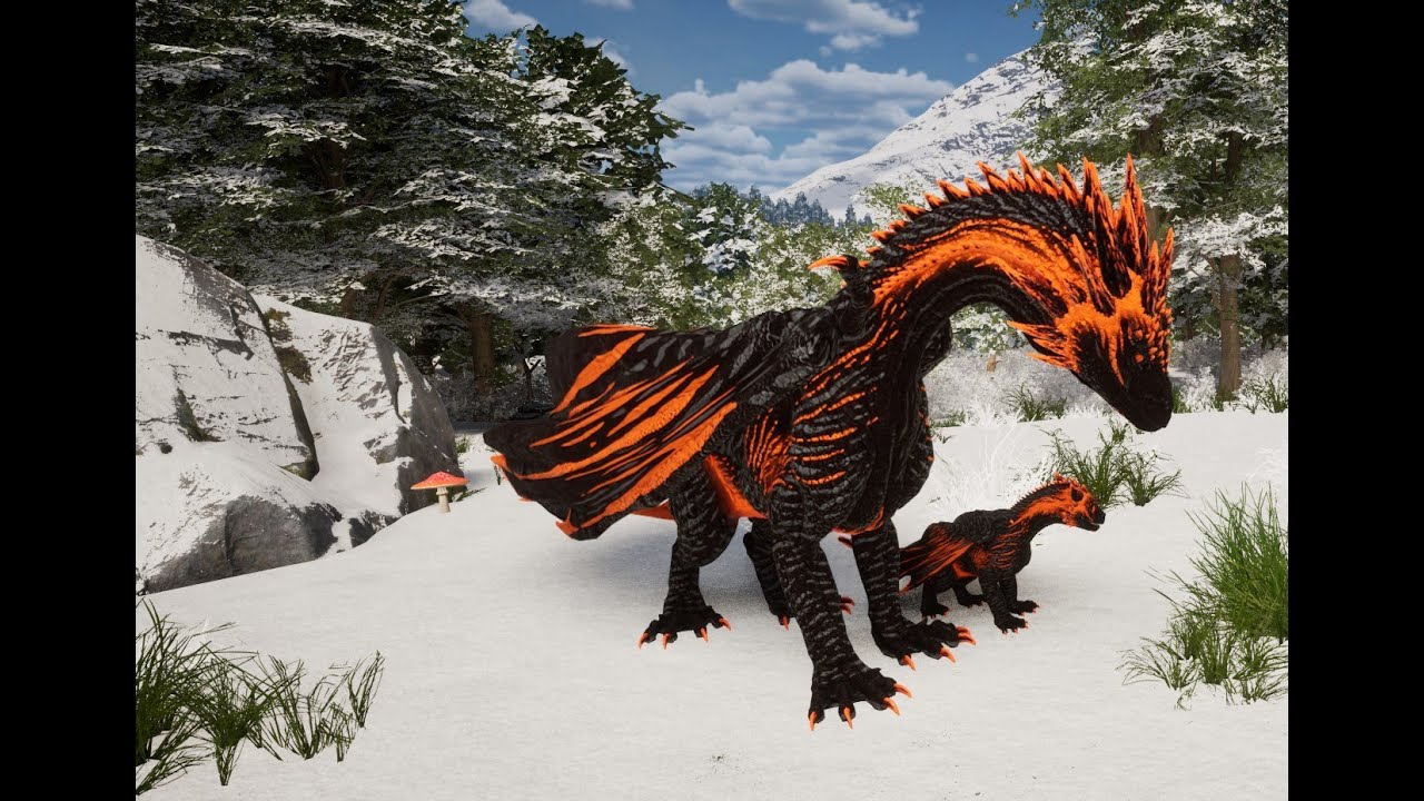 Day of Dragons: Nesting Lava Rock Flame Stalker - YouTube