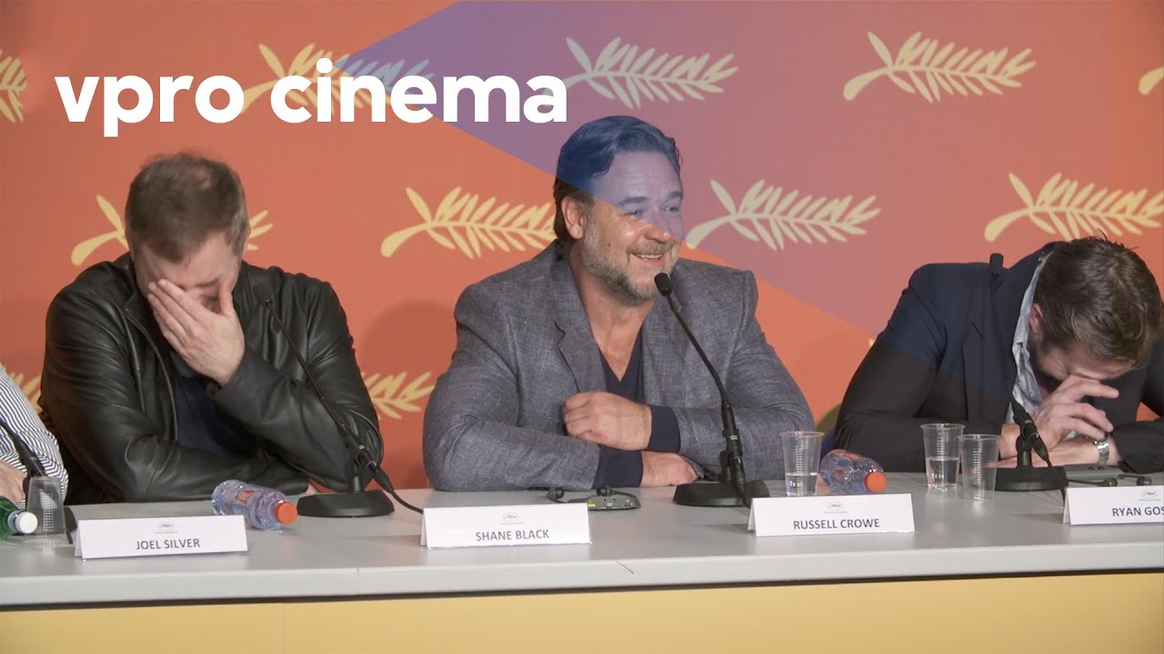 Cannes Report 2016 Day 5: The Nice Guys (Press Conference) - YouTube
