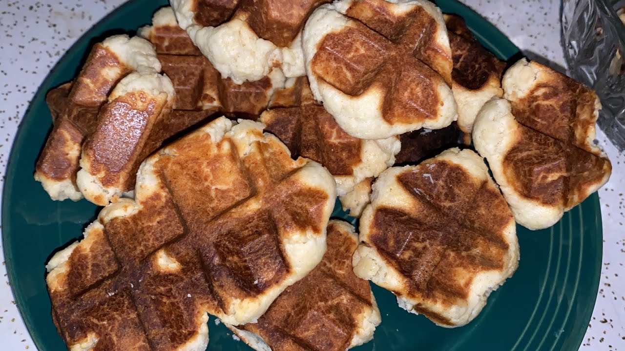 How to make waffles/Galette Congolese - YouTube