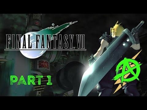 Final fantasy 7 (ps1) (first letsplay) pt.1 (man the graphics) - YouTube
