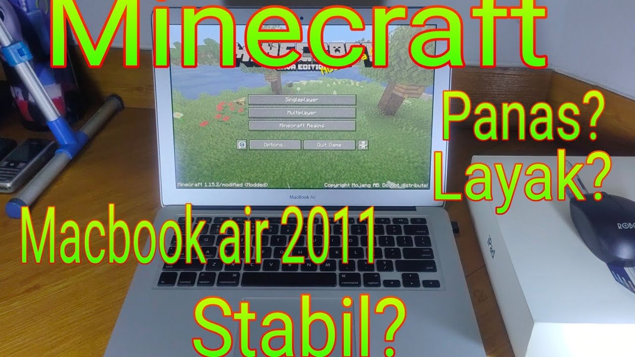 Macbook Air 2011 Minecraft Test - Layak? (english subtitle) - YouTube