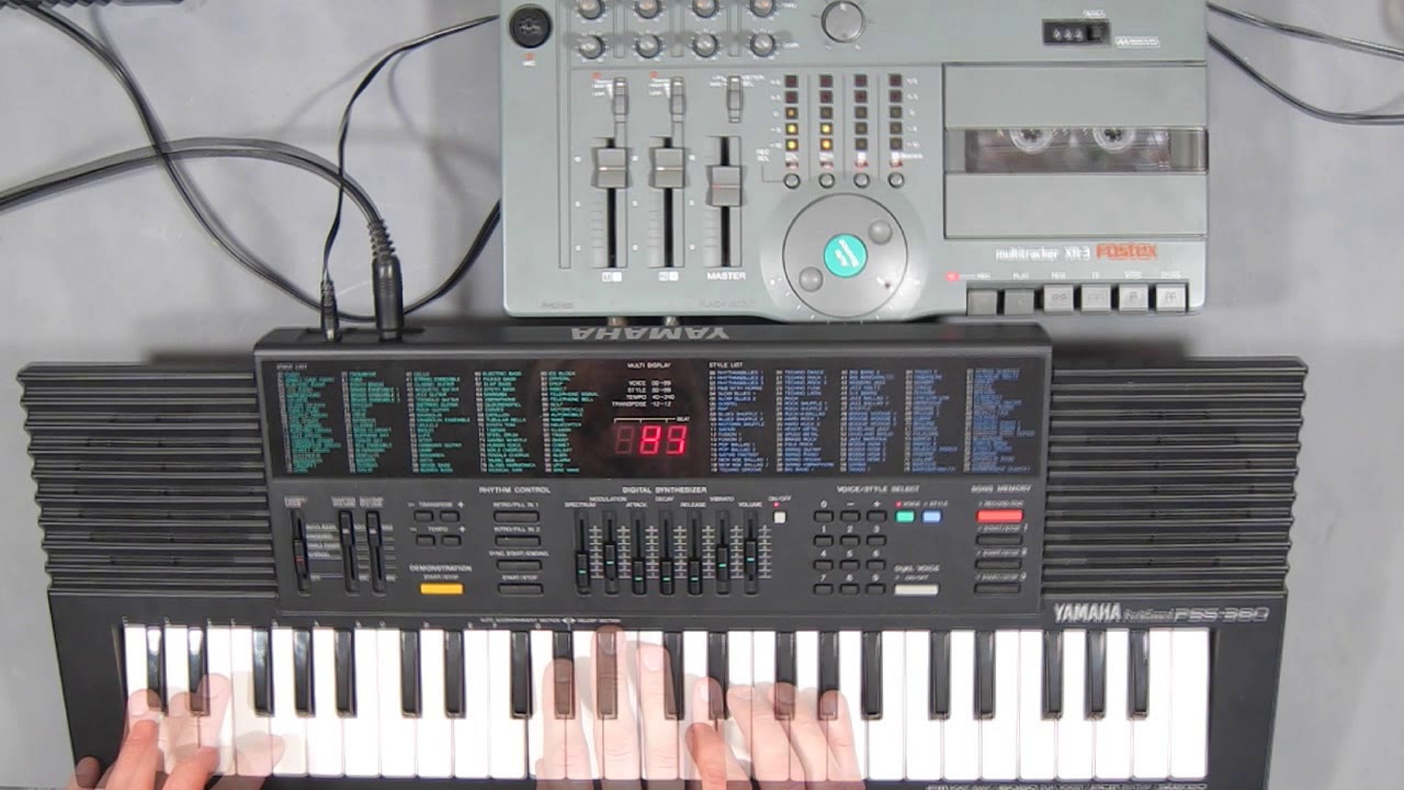 Yamaha PSS380 and Fostex XR3 Four Track - Plagiaristic Ambient Jam ...
