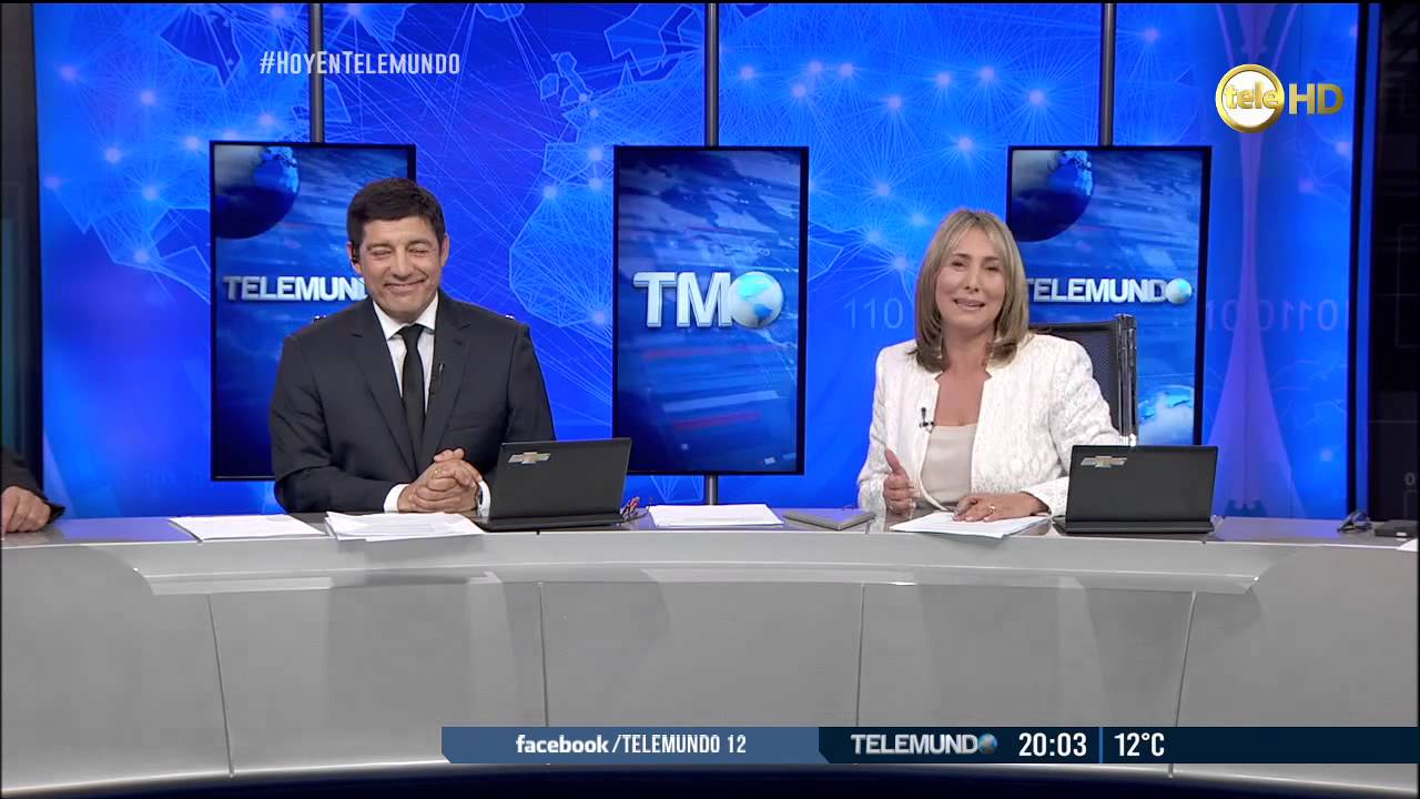 Presentación de la nueva escenografía de Telemundo - YouTube