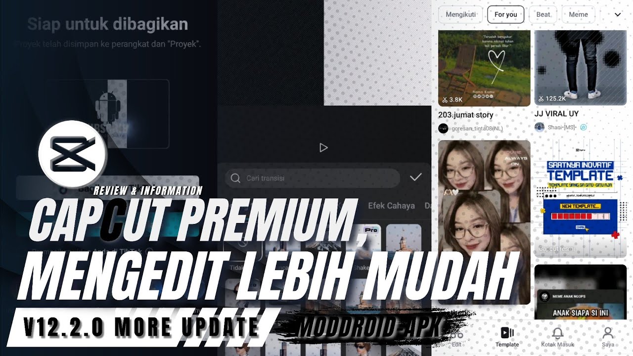 Mengedit Video Lebih Mudah Dengan Fitur Capcut Pro Terbaru! | Update Capcut Versi 13.2.0 Terbaru ...
