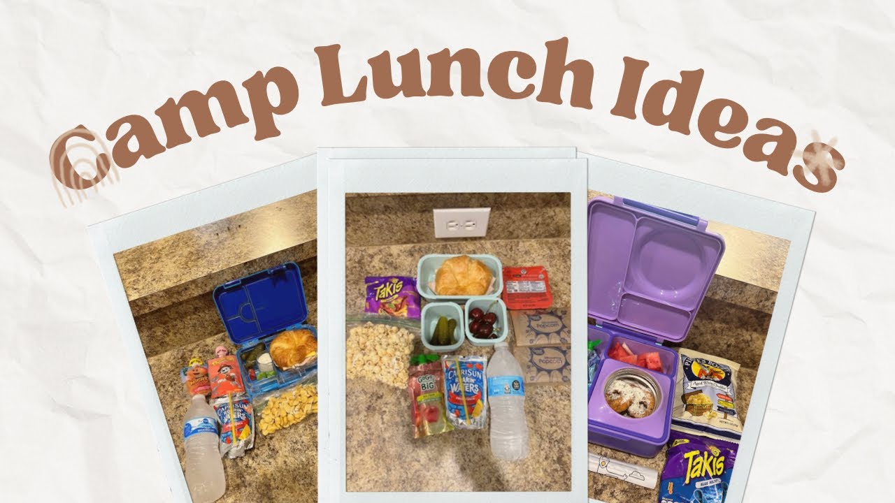 Summer Camp Lunch | Kid Camp Lunches | Kid Lunch Ideas| Lunch for my ...