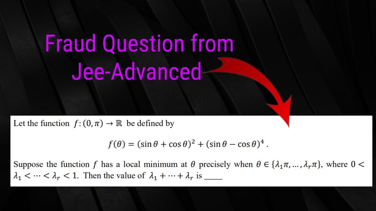 This Fraud Side of JEE-Advanced you Must Know. - YouTube