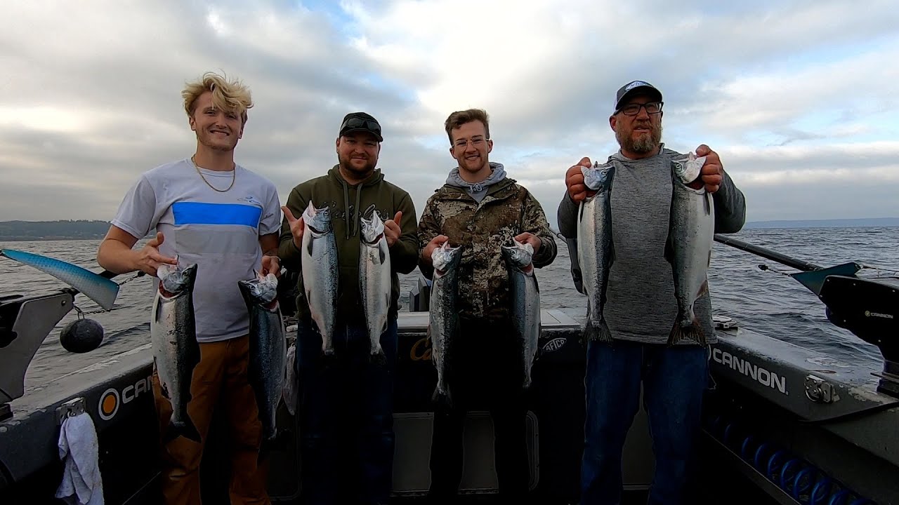 Puget Sound Pink Salmon Fishing - YouTube