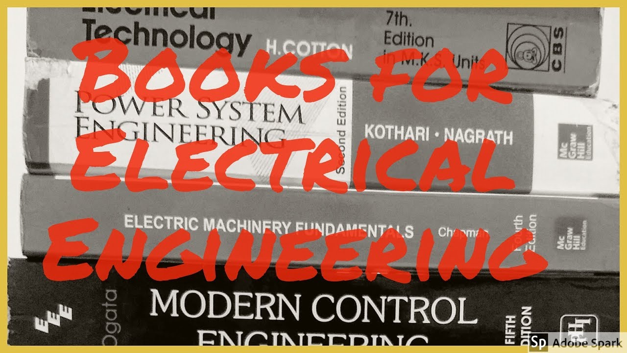 Books for reference - Electrical Engineering - YouTube